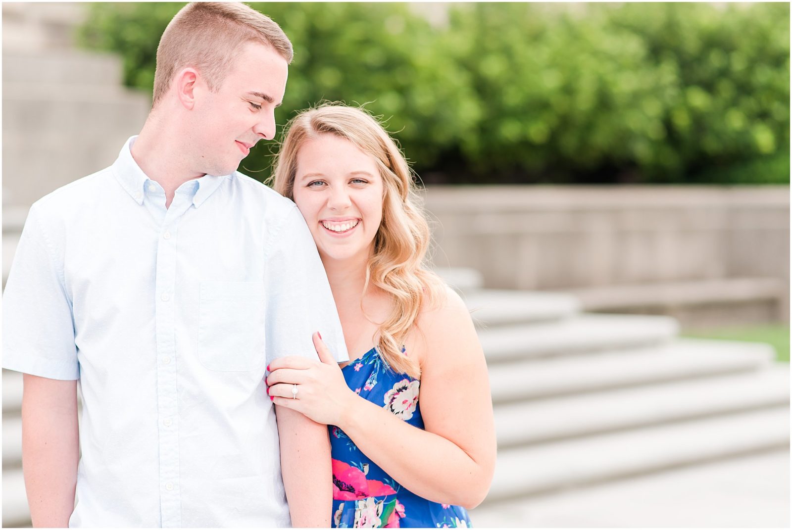 Indianapolis Canal Walk Engagement Session | Courtney + Wyatt