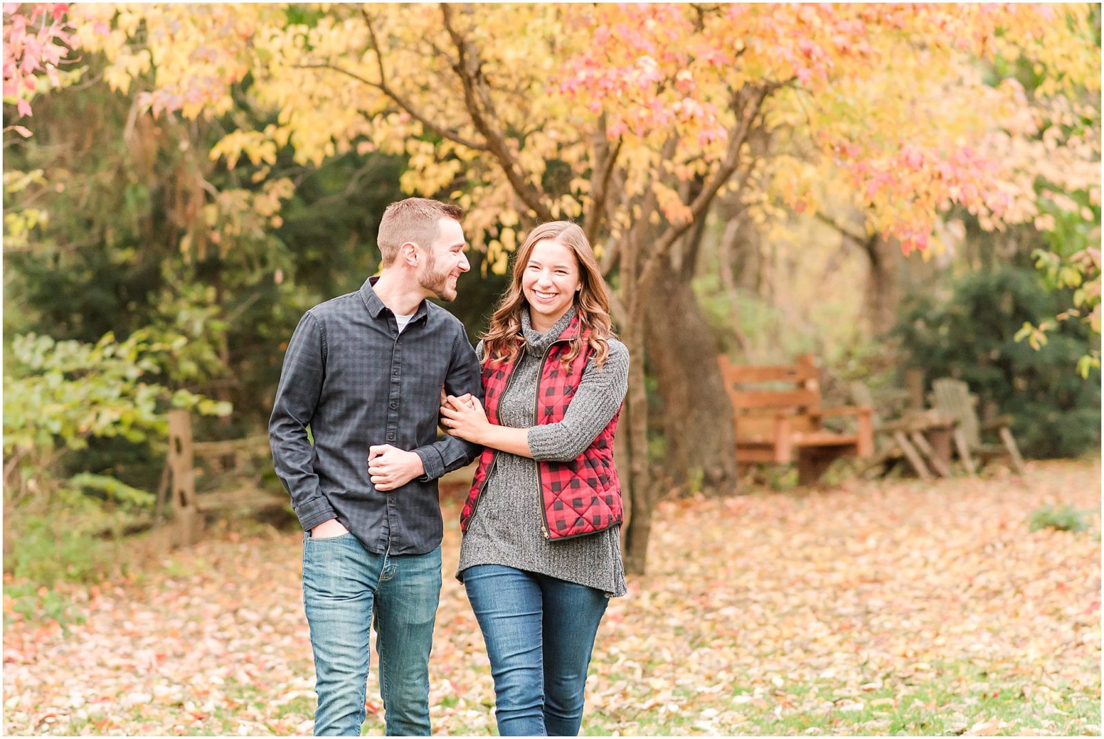 Defries Gardens Engagement Session | Kat + Josh