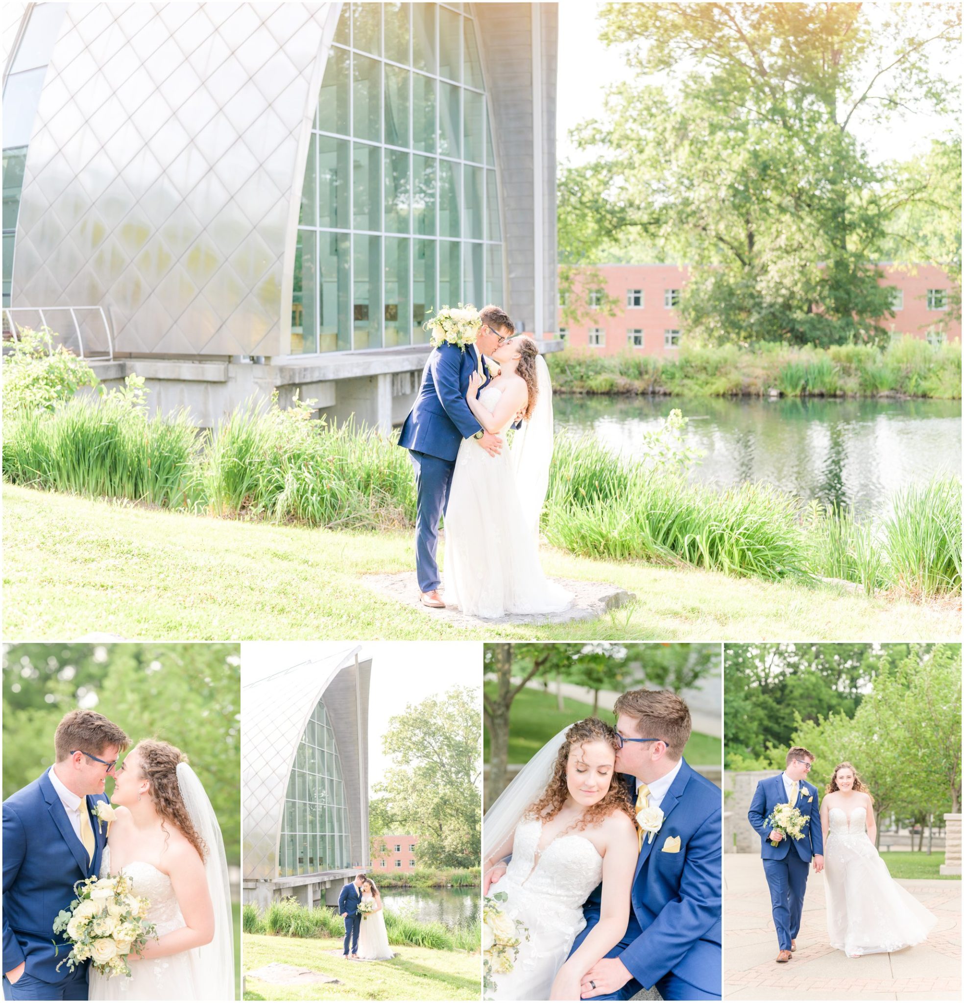 A White Chapel Rose Hulman Wedding | Hunter + Connor
