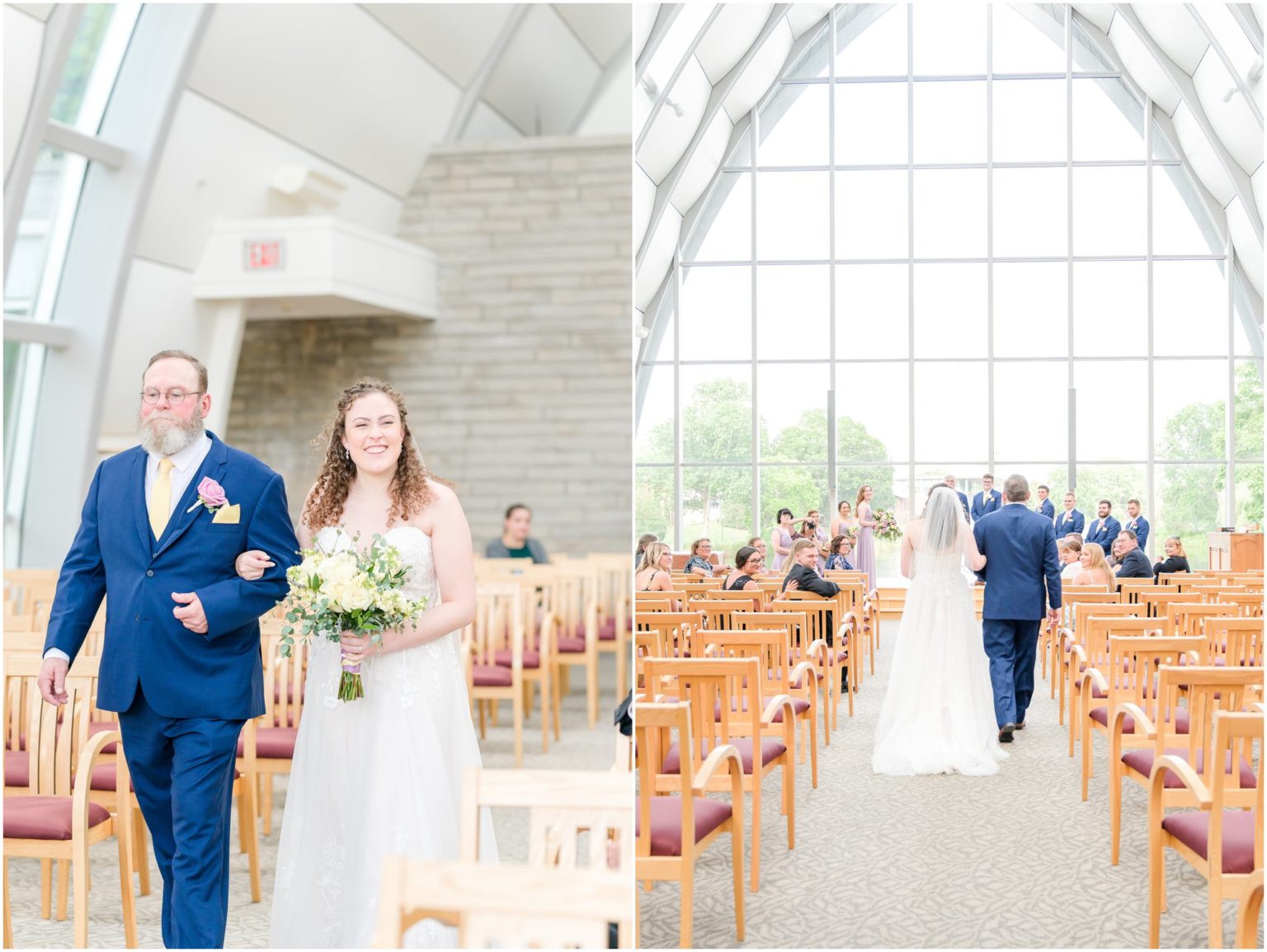 A White Chapel Rose Hulman Wedding | Hunter + Connor