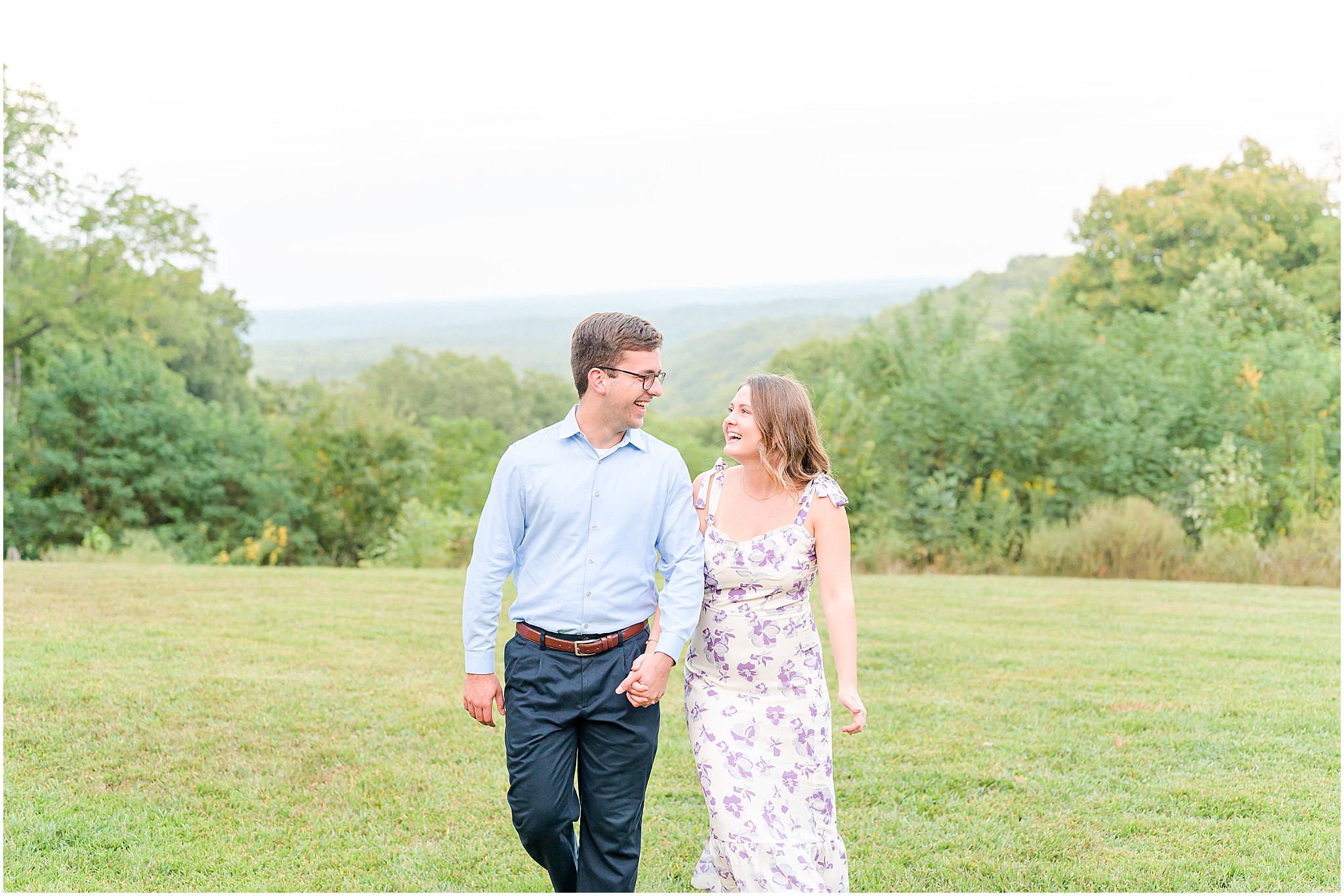 Brown County State Park Engagement Session | Rachel + Bob