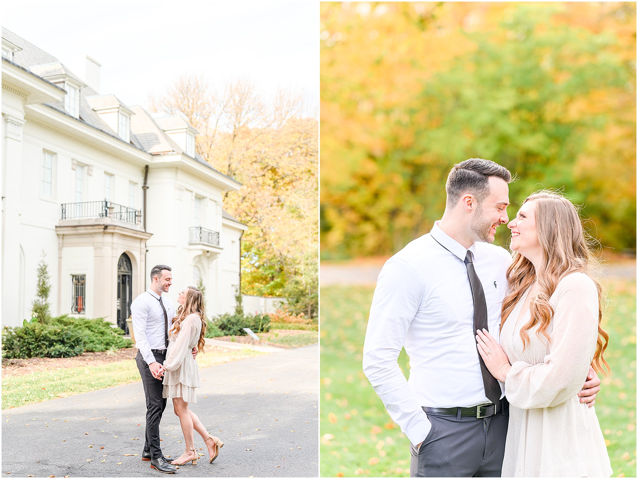 Newfields + 100 Acre Woods Engagement | Larissa + Darin