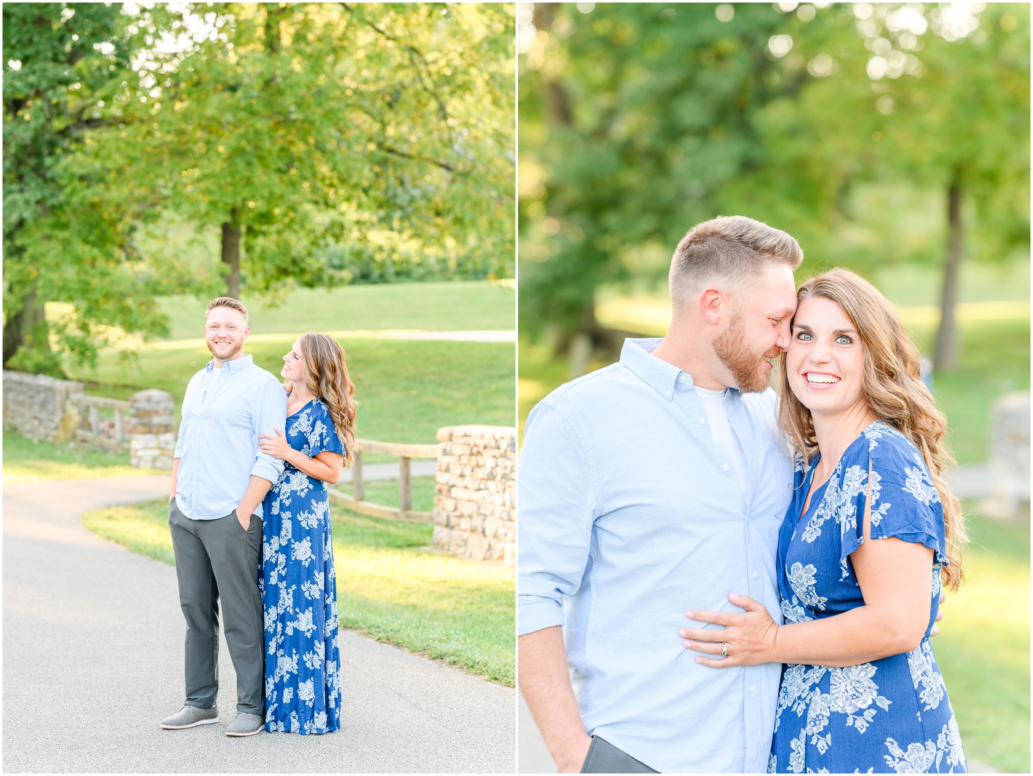 Cataract Falls Engagement Session | Hillary + TJ