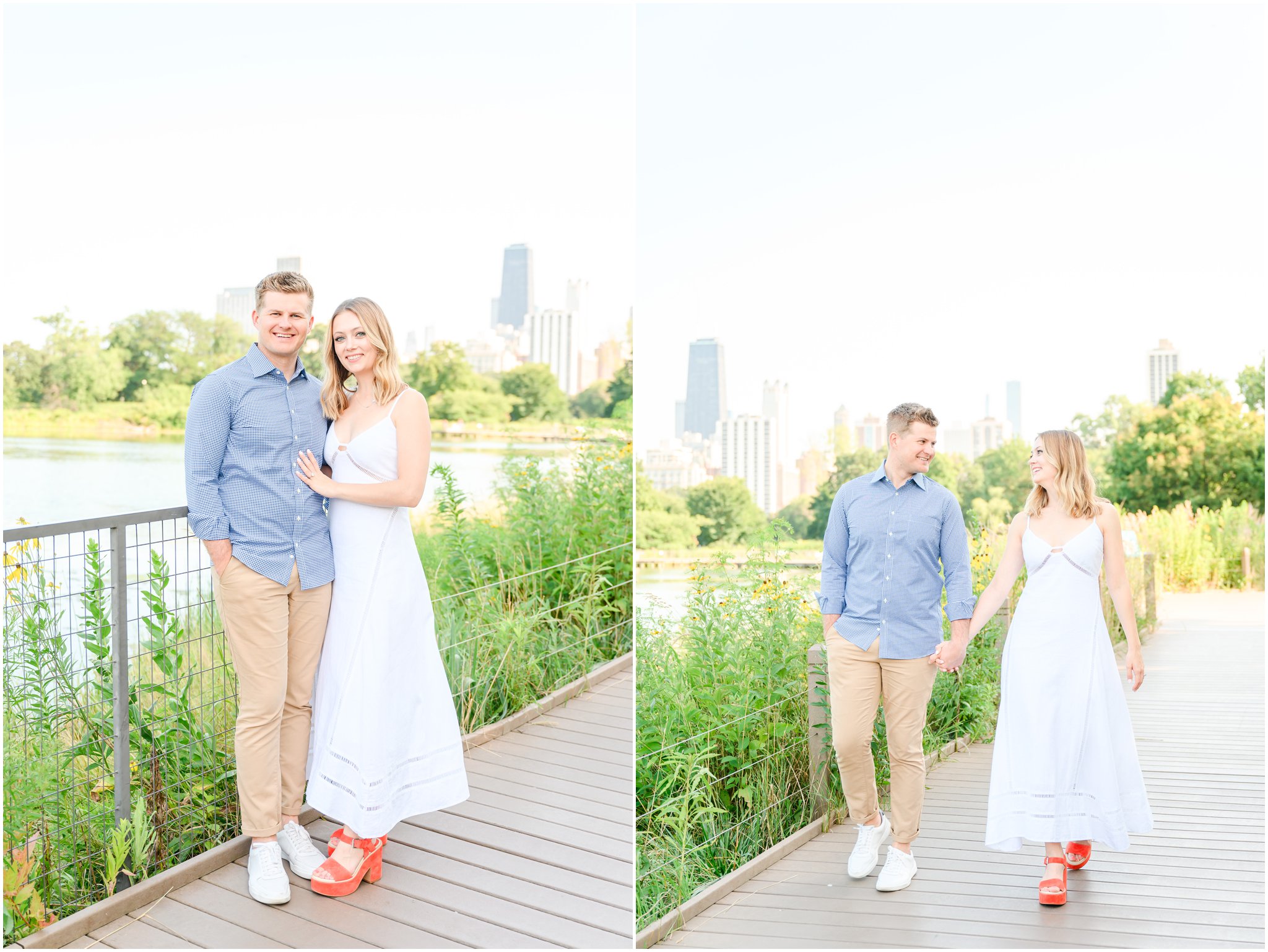 Nature Boardwalk At Lincoln Park Zoo | Jess + Matt